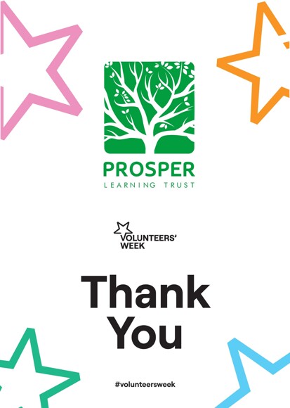 Thank You to All Our Volunteers! - Latest News - Prosper Learning Trust